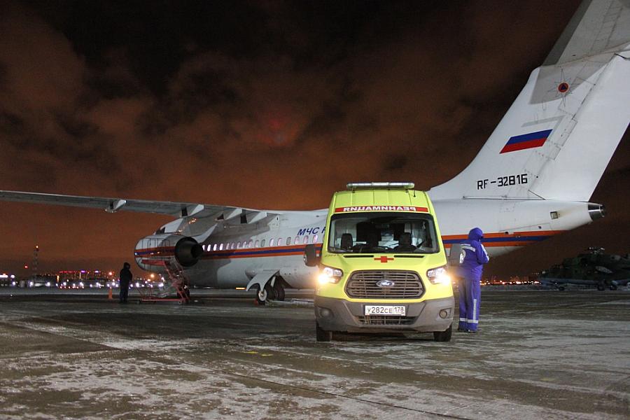 Emercom jet carries out medevac from Grozny and Simferopol to Nizhny ...