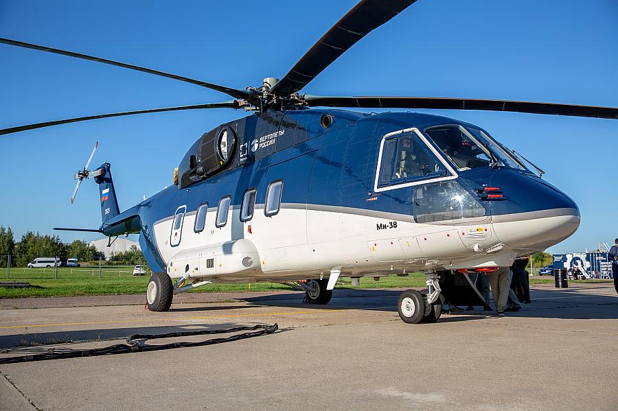 First serial Mi-38 helicopter presented at MAKS-2019 - RUSSIAN AVIATION