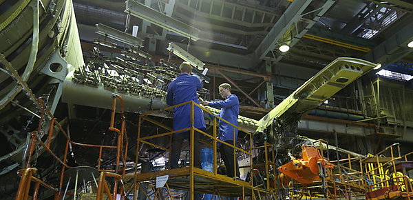 TsAGI completes key stage of static strength testing for MC-21-300 ...