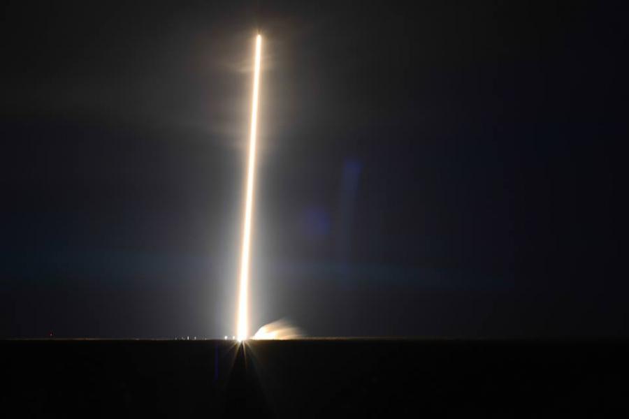 Russian Aerospace force launched Soyuz-2.1V rocket from the Plesetsk ...