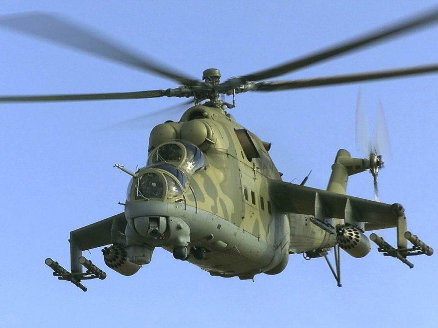 Russian Mi-24 Helicopter Crews Conduct Drills With Missile Launches ...