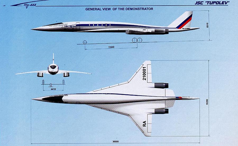 Tupolev about to finish pre-draft of supersonic passenger aircraft ...