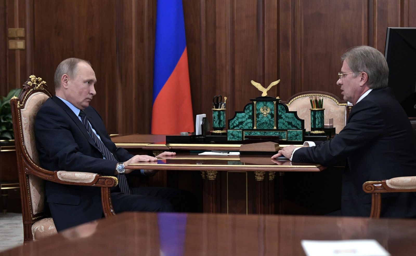 Meeting Between Russian President Vladimir Putin And the Head of ...